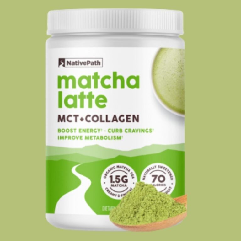 NativePath Matcha Collagen Latte